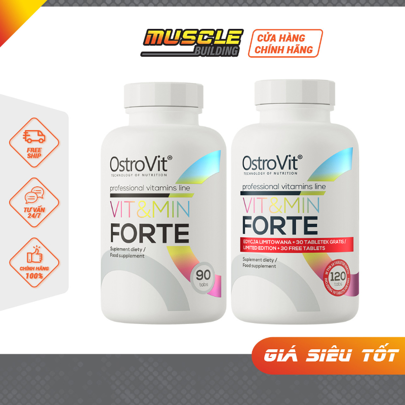 Ostrovit Vit&Min Forte - Multivitamin Cung Cấp 13 Loại Vitamin Thiết ...