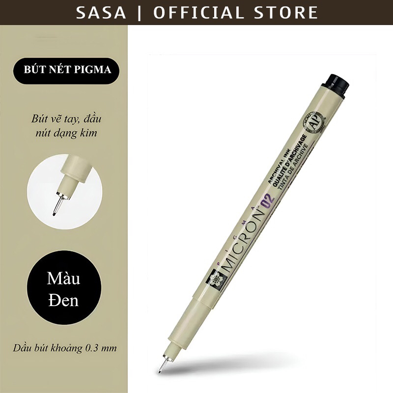 BÚT LINE ĐI NÉT CHUYÊN NGHIỆP SAKURA PIGMA MICRON – 003 (0.25-0.45 MM ...