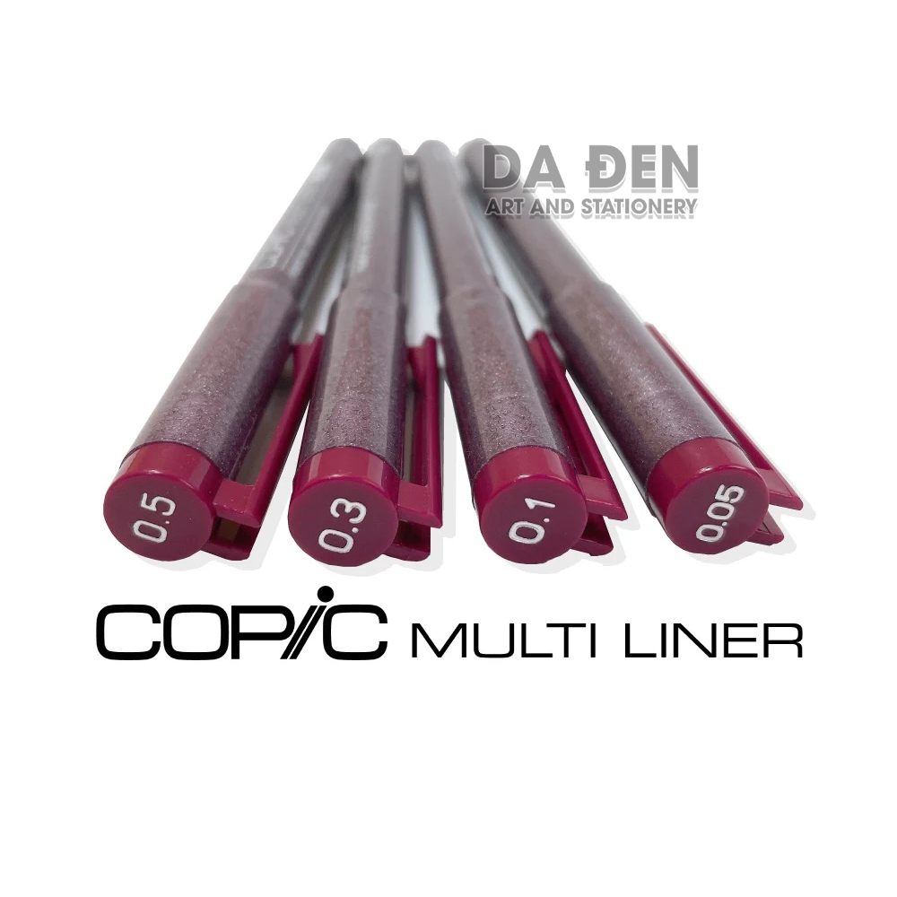 [DA ĐEN] Bút Line Kháng Nước - Kháng Cồn Copic Multiliner - Wine ...