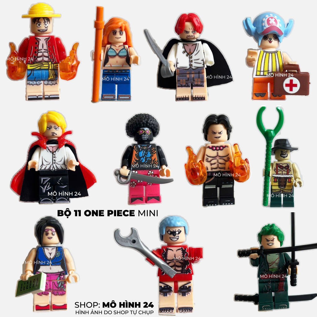 [BÁN LẺ] Đồ chơi nhân vật xếp hình lắp ráp ONe piece luffy Mini Figure ...