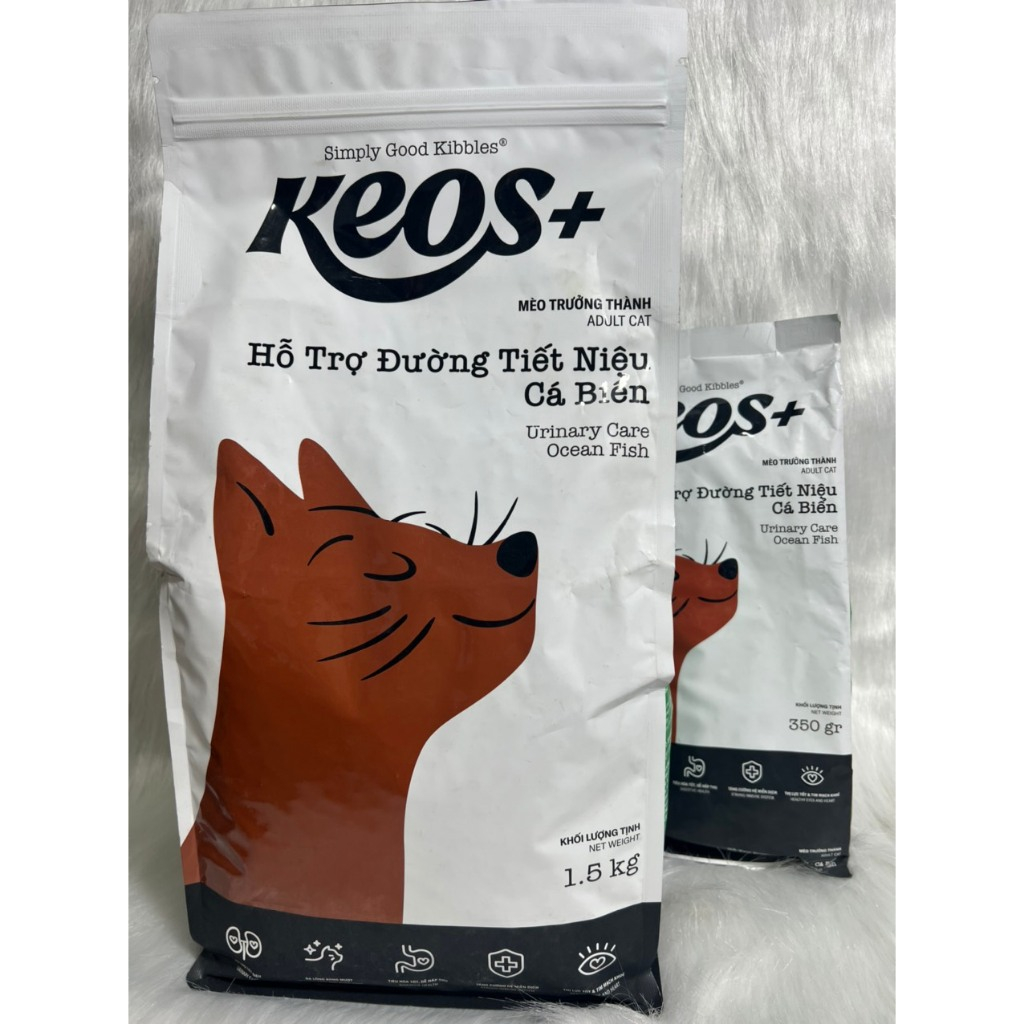 Thức ăn cho mèo hỗ trợ tiết niệu Keos 1.5kg phòng ngừa sỏi thận | Shopee Việt Nam