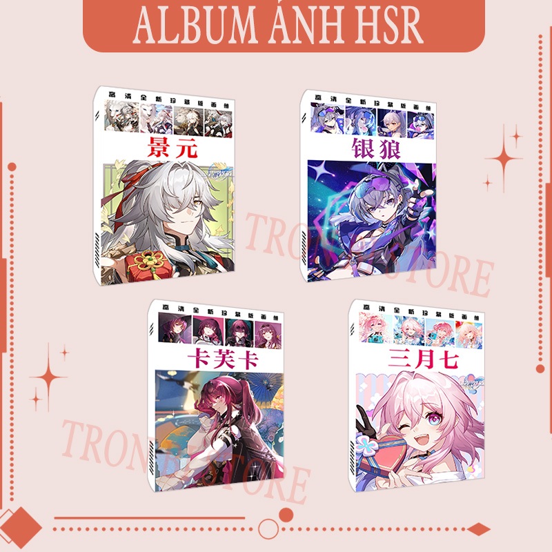 Album ảnh, bộ sưu tập ảnh HD, artbook Honkai Star Rail HSR 14x21 cm 64 ...