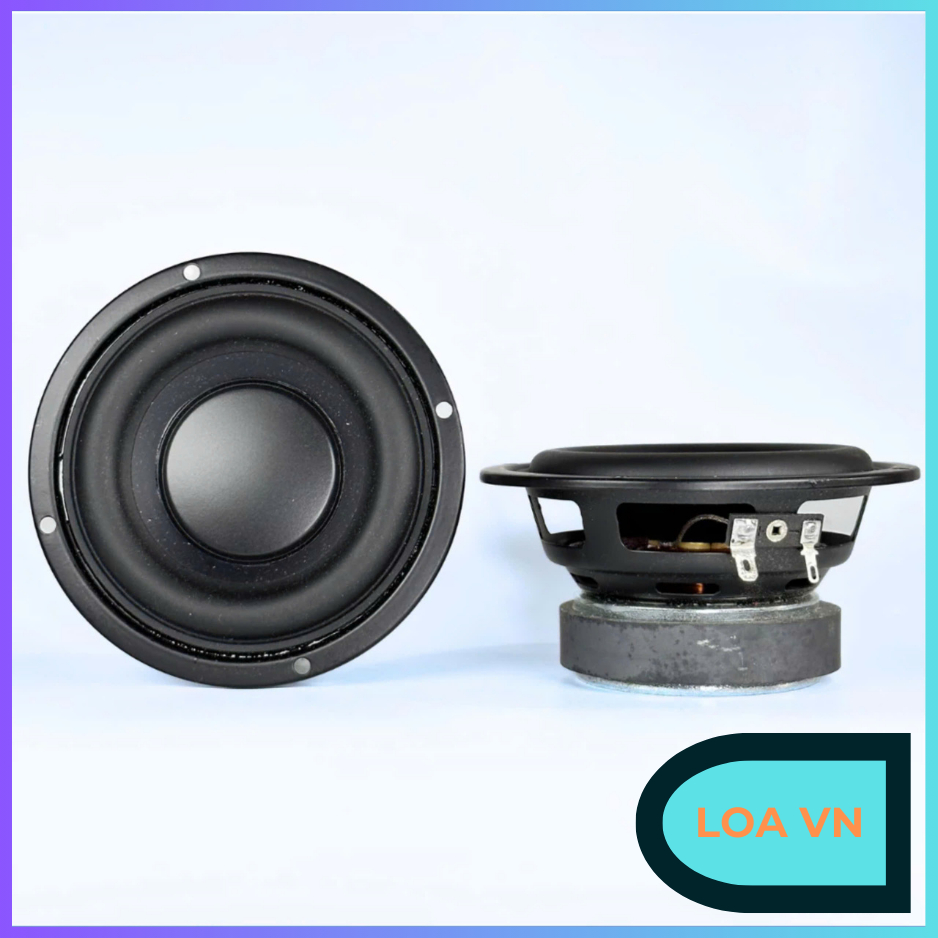 Loa siêu trầm, loa mid bass 4 inch 4 ohm 25W chế loa bluetooth, loa máy tính shop loa VN ...