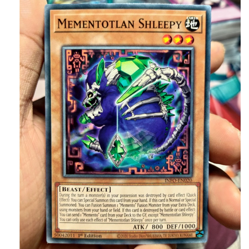[KW2 Yugioh] [EN-JP-UK-US-AE] Thẻ bài Mementotlan Shleepy - INFO-EN020 AE020- Common 1st Edition ...