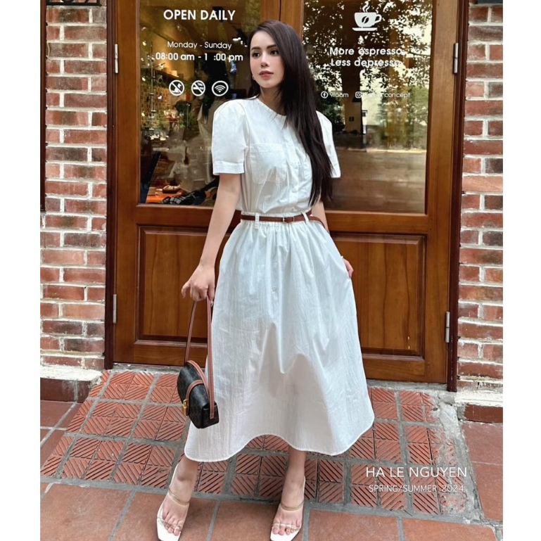 Set Bộ Đũi Form Thoải Mái, Áo Và Chân Váy Cạp Chun Dáng Dài Sang Chảnh ...