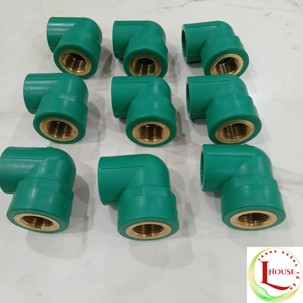 Cút PPR Ren Trong Dismy, Co PPR, Nối Góc 90 Độ PPR Ren Trong D20x1/2 ...