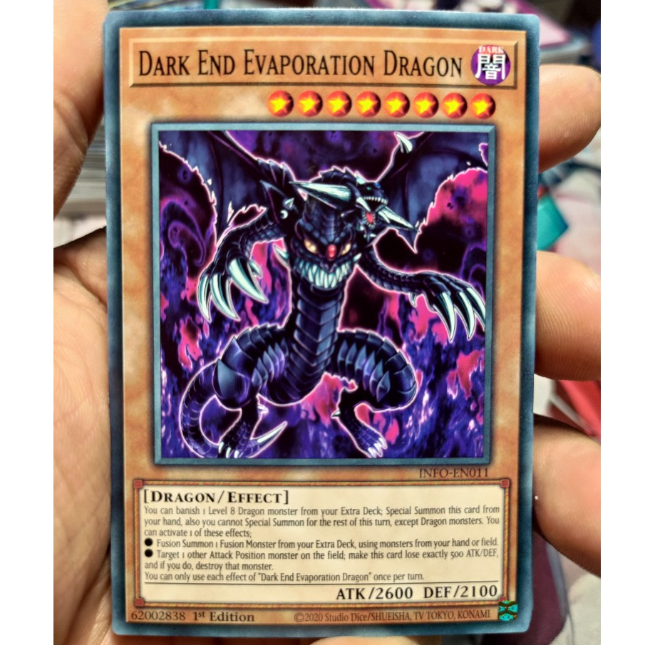 [KW2 Yugioh] [EN-UK] [NICE ART] Thẻ bài Dark End Evaporation Dragon - INFO-EN011 - Common 1st ...