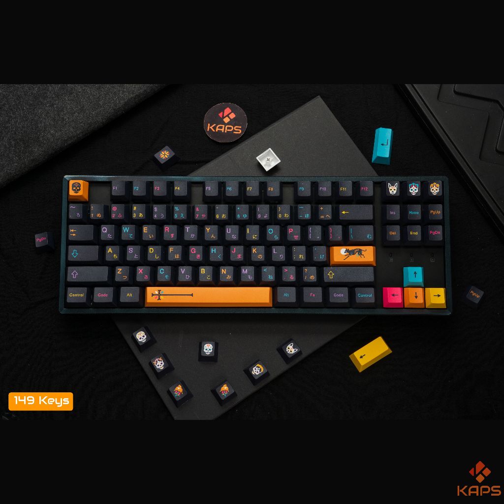 Keycap Mictlan | Nhựa PBT | Profile Cherry | In dyesub | 137/149 nút ...