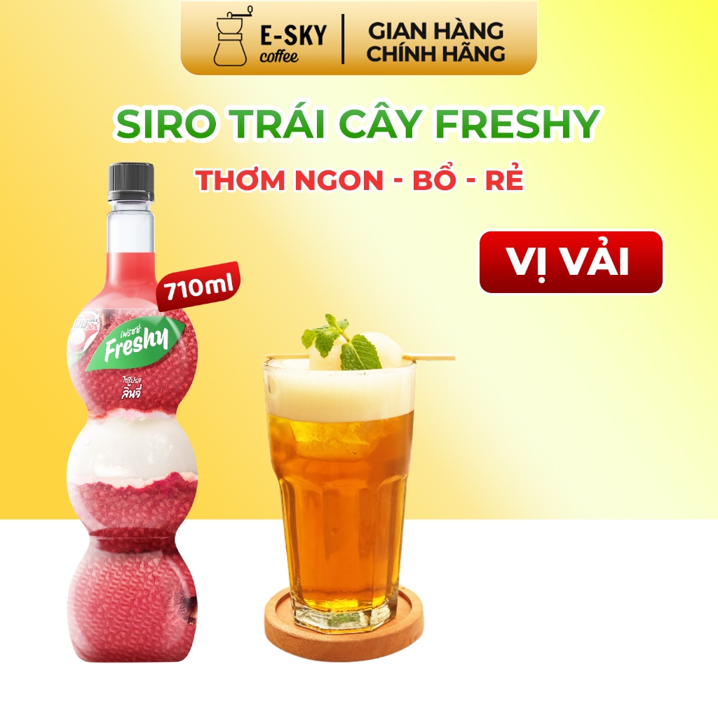 Siro Trái Cây Freshy Fruit Syrup Nguyên Liệu Pha Chế Trà Sữa Soda Chai ...
