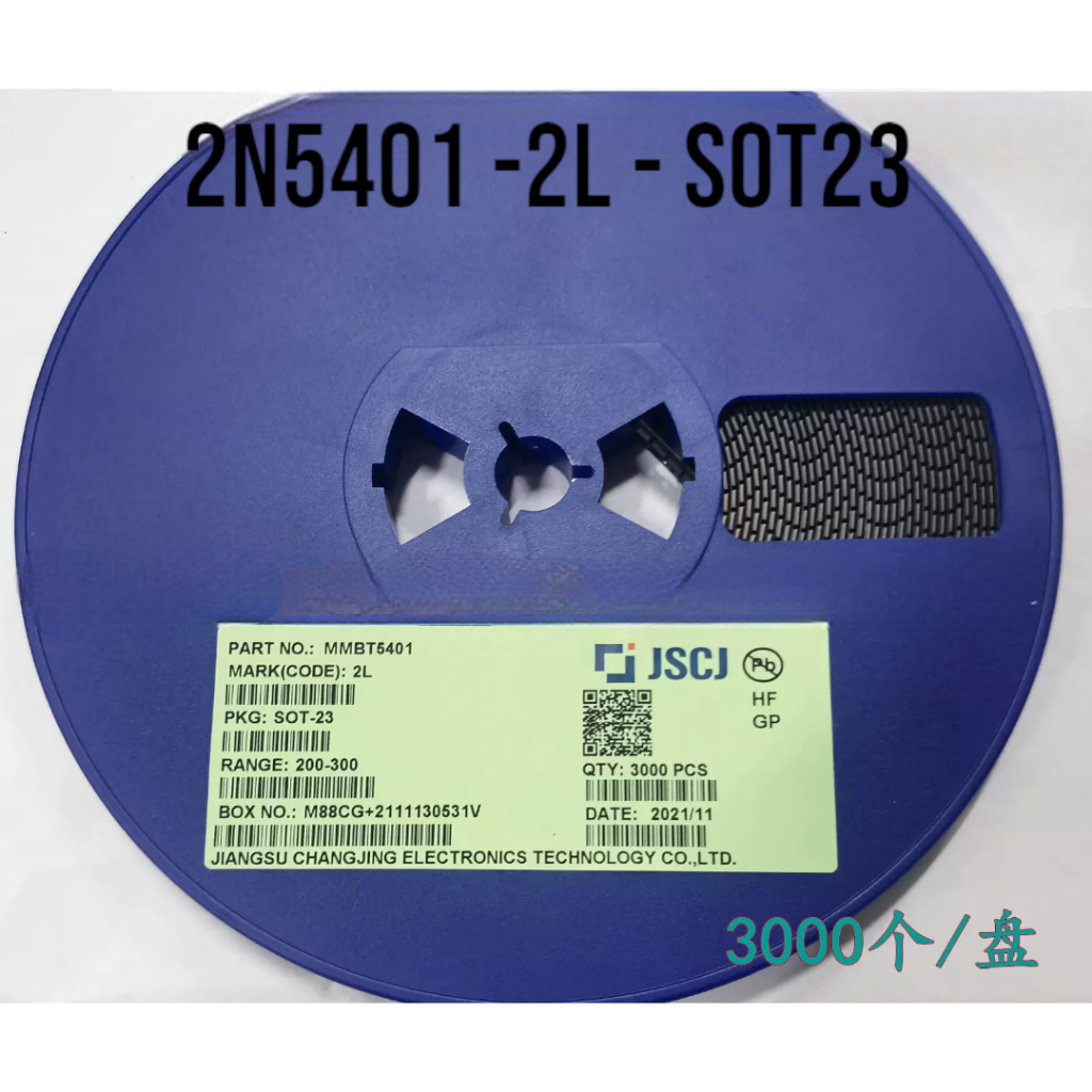 TRANSISTOR SMD 2L 2N5401 5401 PNP 0.3A 160V SOT-23 DÁN (GÓI 20 CON ...