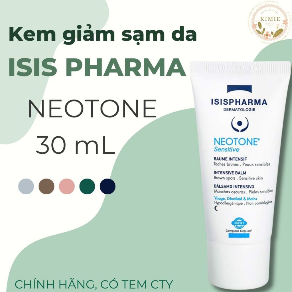 [TEM NHẬP KHẨU] ISIS Pharma Neotone Sensitive 30mL - Kem giảm sạm da ...