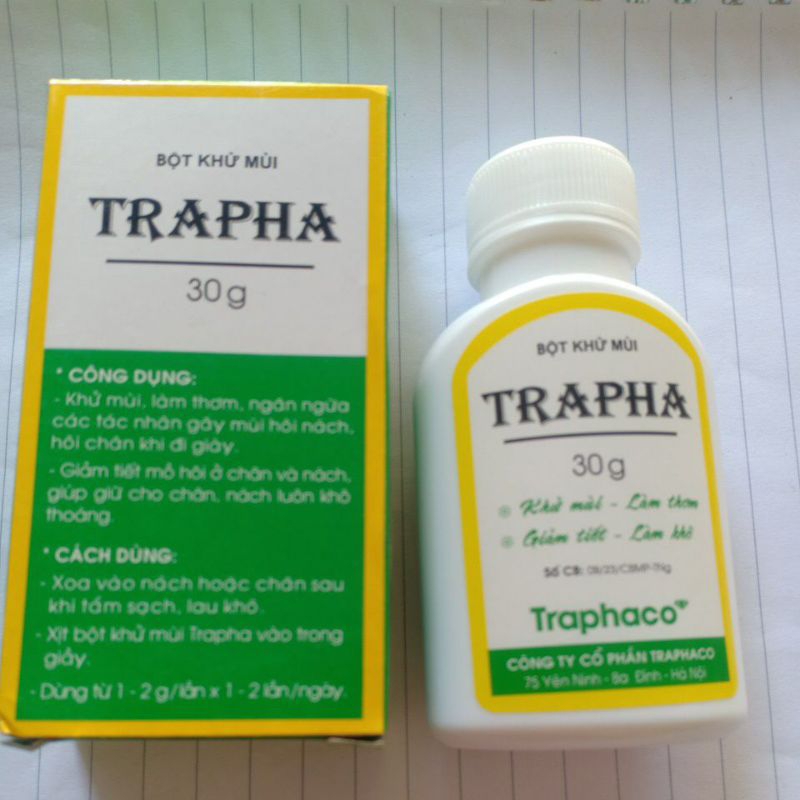 bột khử mùi trapha 30g | Shopee Việt Nam