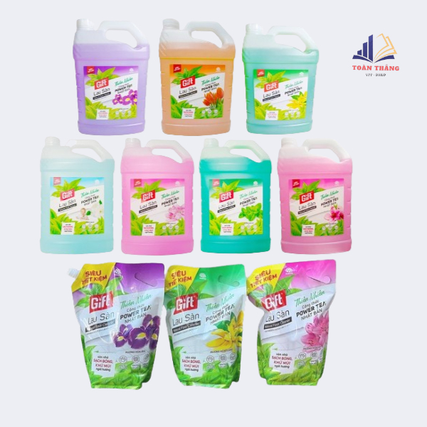 Chính hãng Can nước lau sàn Gift đậm đặc - 3,8kg (đủ hương) | Shopee Việt Nam