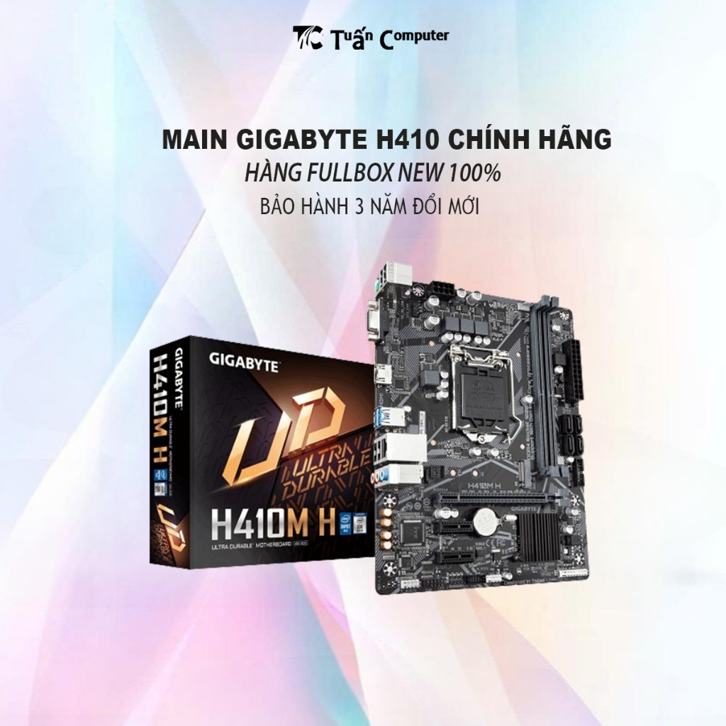 [FREESHIP] Main Gigabyte H410M-H V2 (Chipset Intel H410/ Socket LGA1200 ...