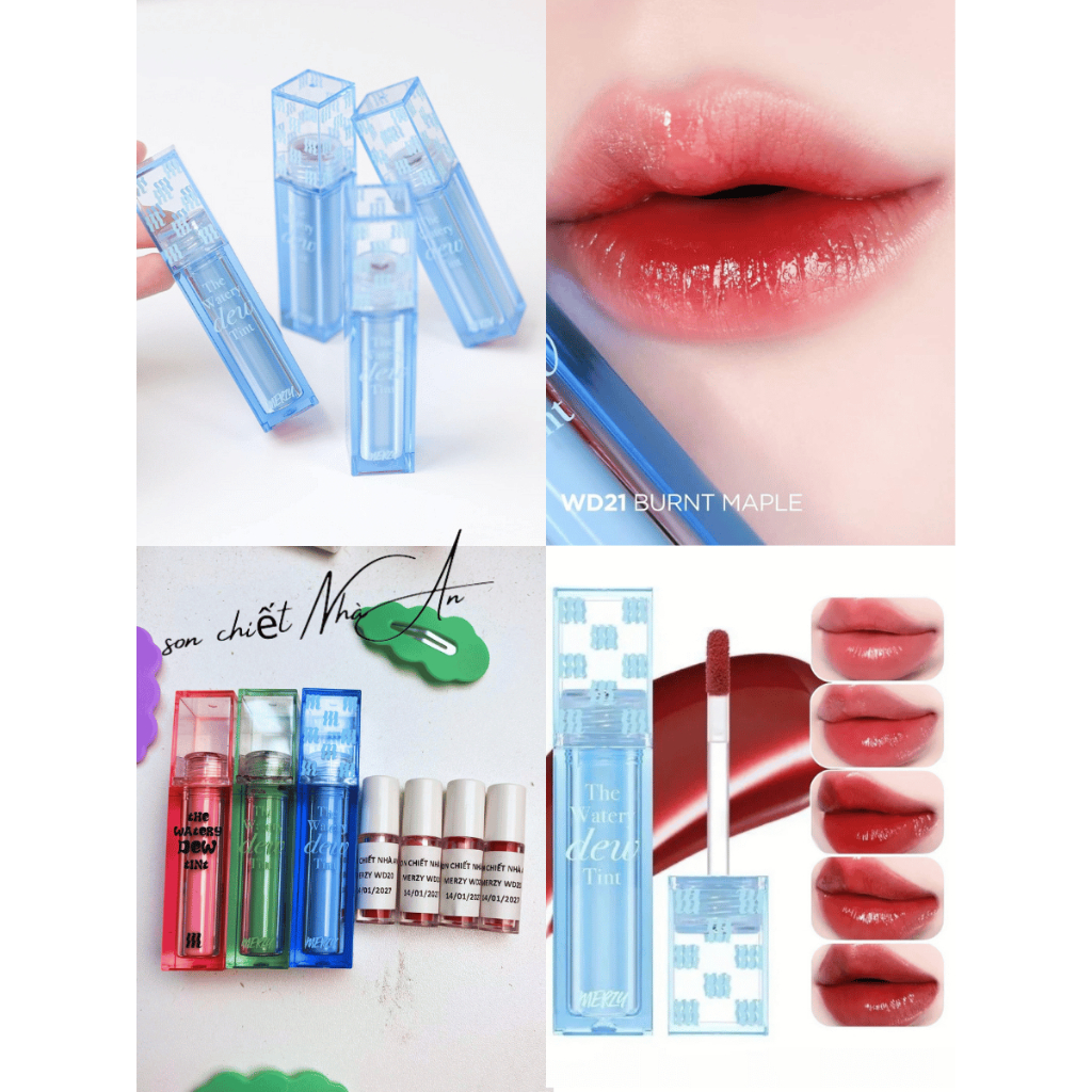 [SON CHIẾT] Son Merzy Watery Dew Tint full màu WD21 WD23 WD24 WD25 ...