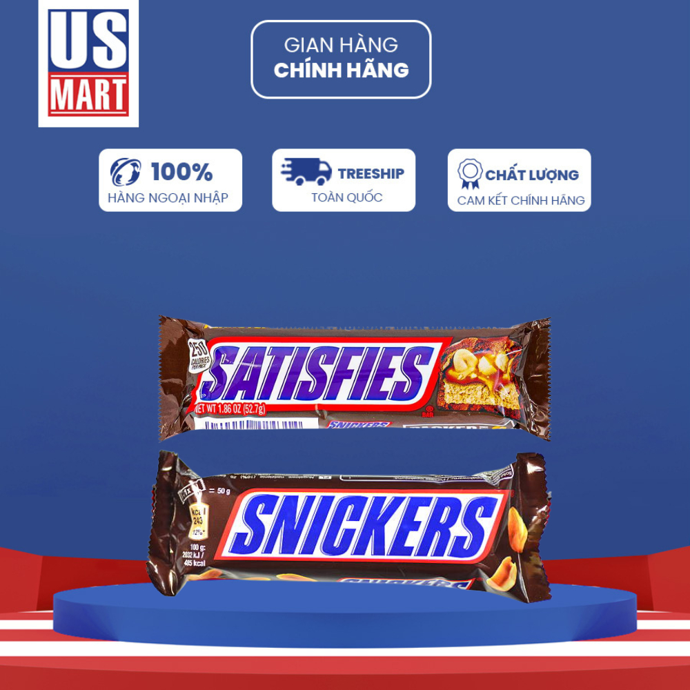 Socola Snickers Satisfies Nhập Khẩu Mỹ | Shopee Việt Nam