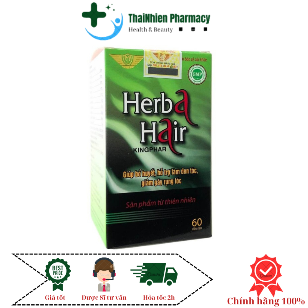 Herba Hair _ Giảm rụng tóc, giúp tóc nhanh mọc và chắc khoẻ | Shopee ...