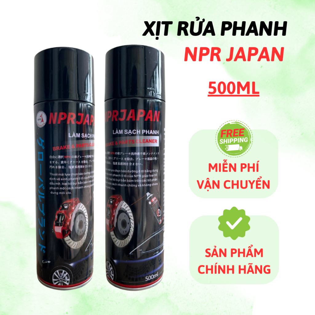 Dung dịch vệ sinh phanh, bố thắng - Vệ sinh thắng đĩa, tẩy dầu mỡ chính ...