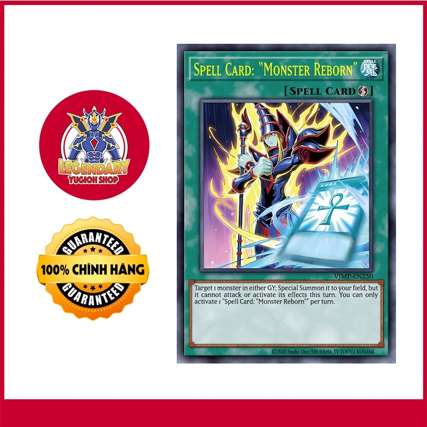[Thẻ Bài Yugioh Chính Hãng] Spell Card "Monster Reborn" | Shopee Việt Nam
