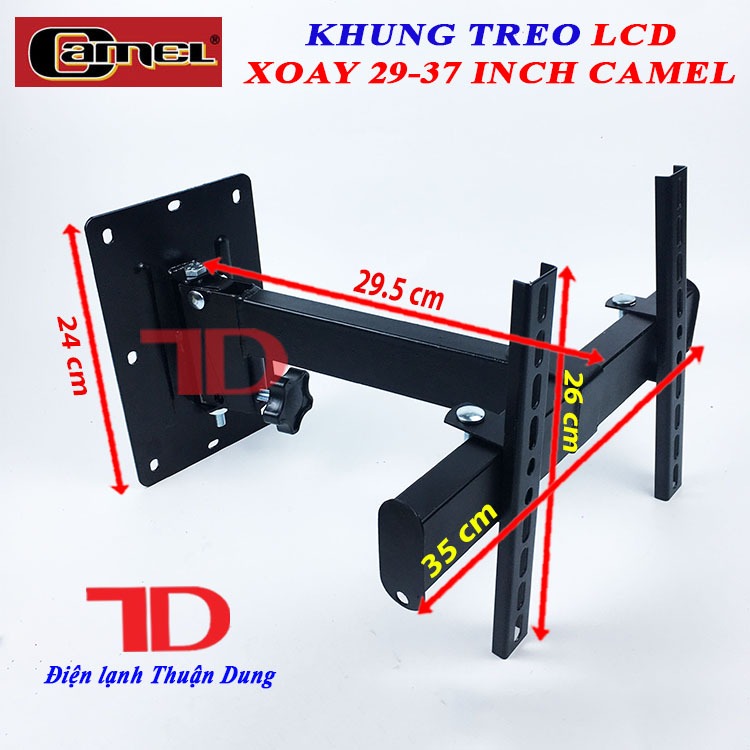 Khung treo tivi LCD cao cấp xoay 29-37 inch và 42-60 inch Camel CMX37 CMX60, giá đỡ tivi treo ...