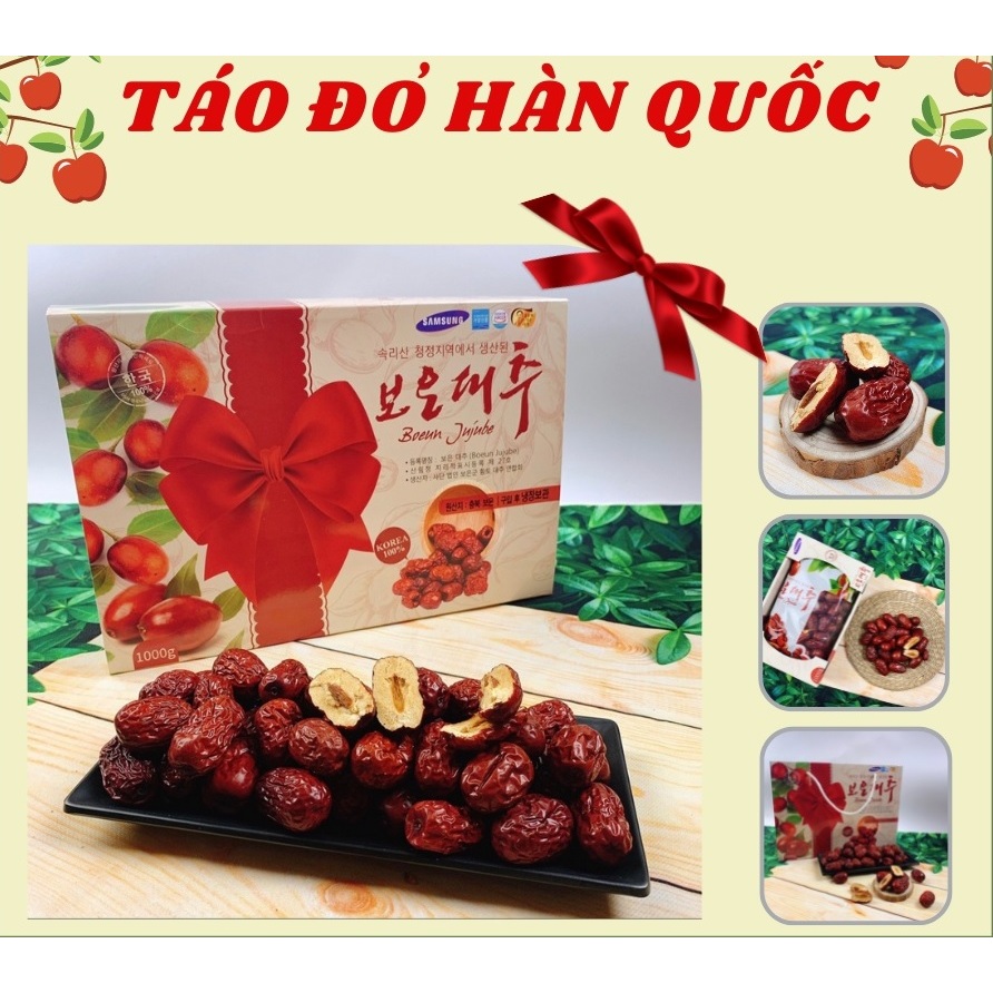 Táo Đỏ Sấy Khô Hàn Quốc Boeun Loess Jujube 1kg (Táo ngon) | Shopee Việt Nam