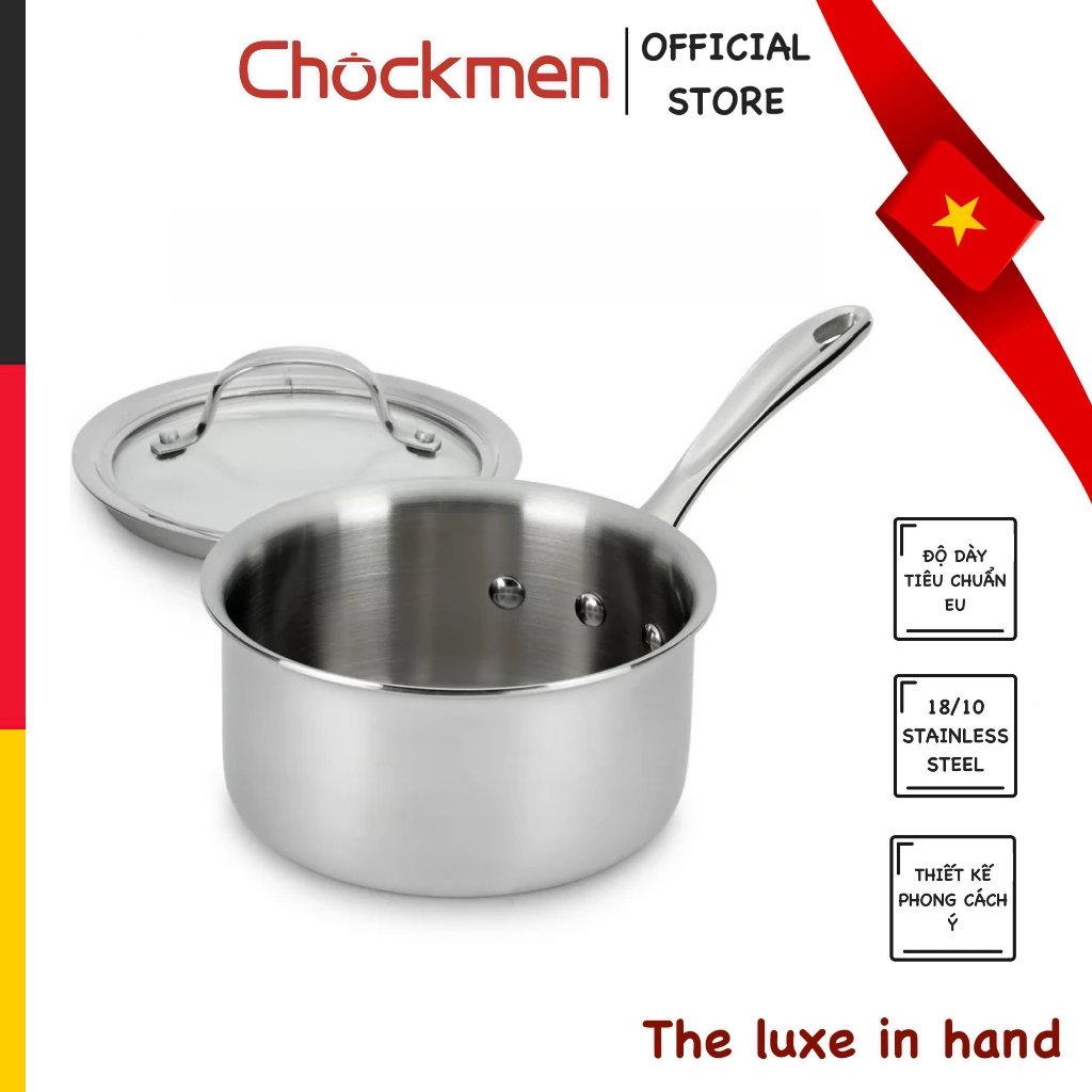 Quánh CHOCKMEN * CALPHALON Inox 18/10 Size 16-18CM Quánh Bột Nồi Chiên Rán Nấu Bếp Từ | Shopee ...