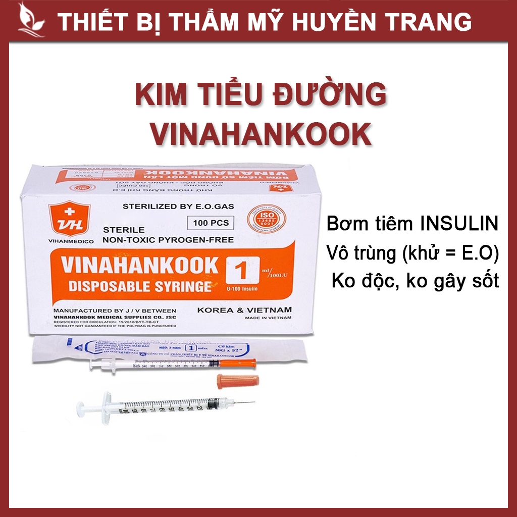 Kim tiểu đường Insulin 1cc FEEL Ject / Vinahankook NANOCEE | Shopee ...