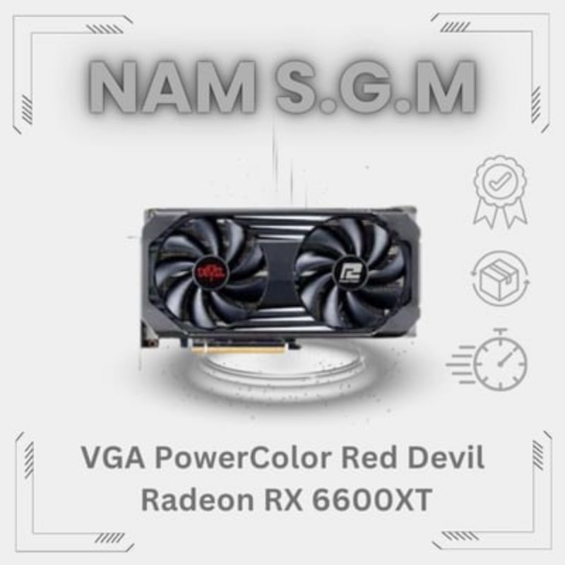 VGA PowerColor Red Devil Radeon RX 6600XT 8GB GDDR6 - 2ND BẢO HÀNH 3 ...