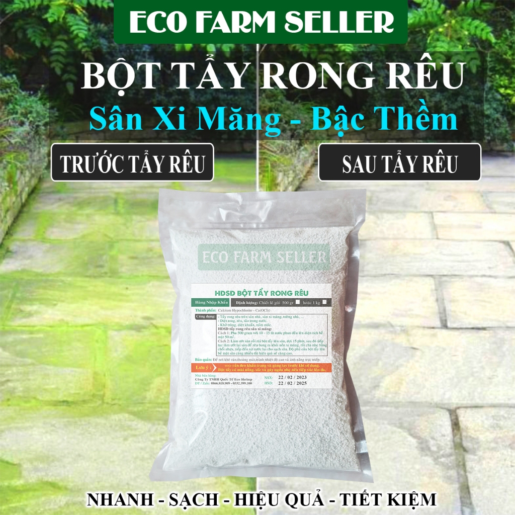 [ Loại Tốt Tan Nhanh ] 1 Kg Bột Tẩy Rong Rêu Nhanh Và Sạch 100% ...