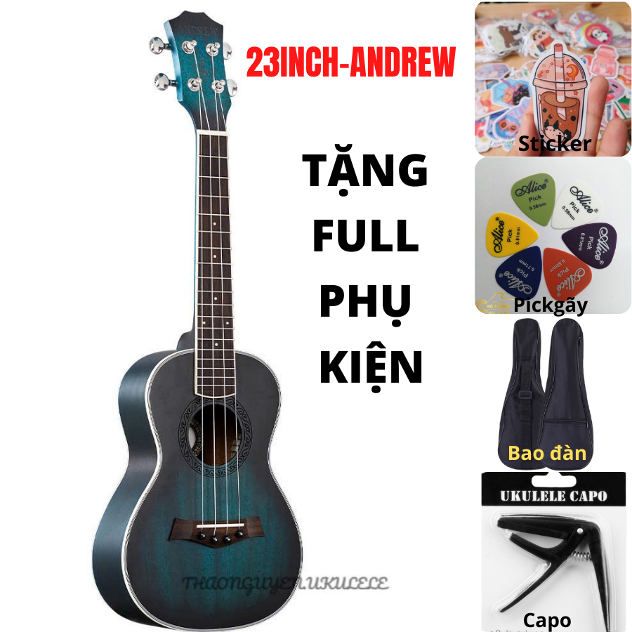 Đàn ukulele concert chính hãng-Tặng đủ phụ kiện bao đàn | Shopee Việt Nam