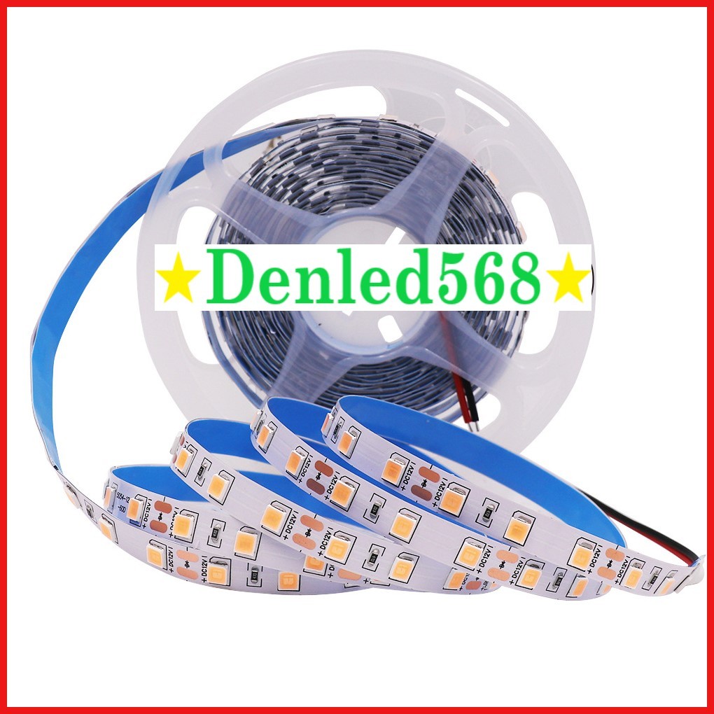 Dây Led cuộn 5m 10m Led dán 12v 2835 120 mắt chuyên dán thanh nhôm định ...
