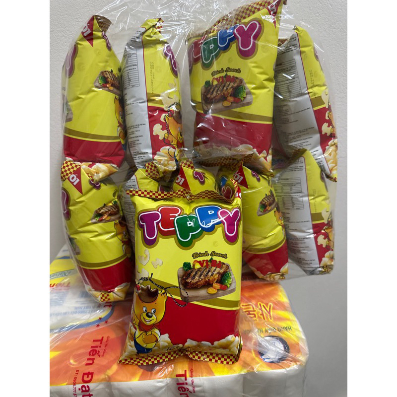 ( To ) Compo 10 goi Bim Bim/ Snack Teppy Tràng An 35g( Bò & Cua ...