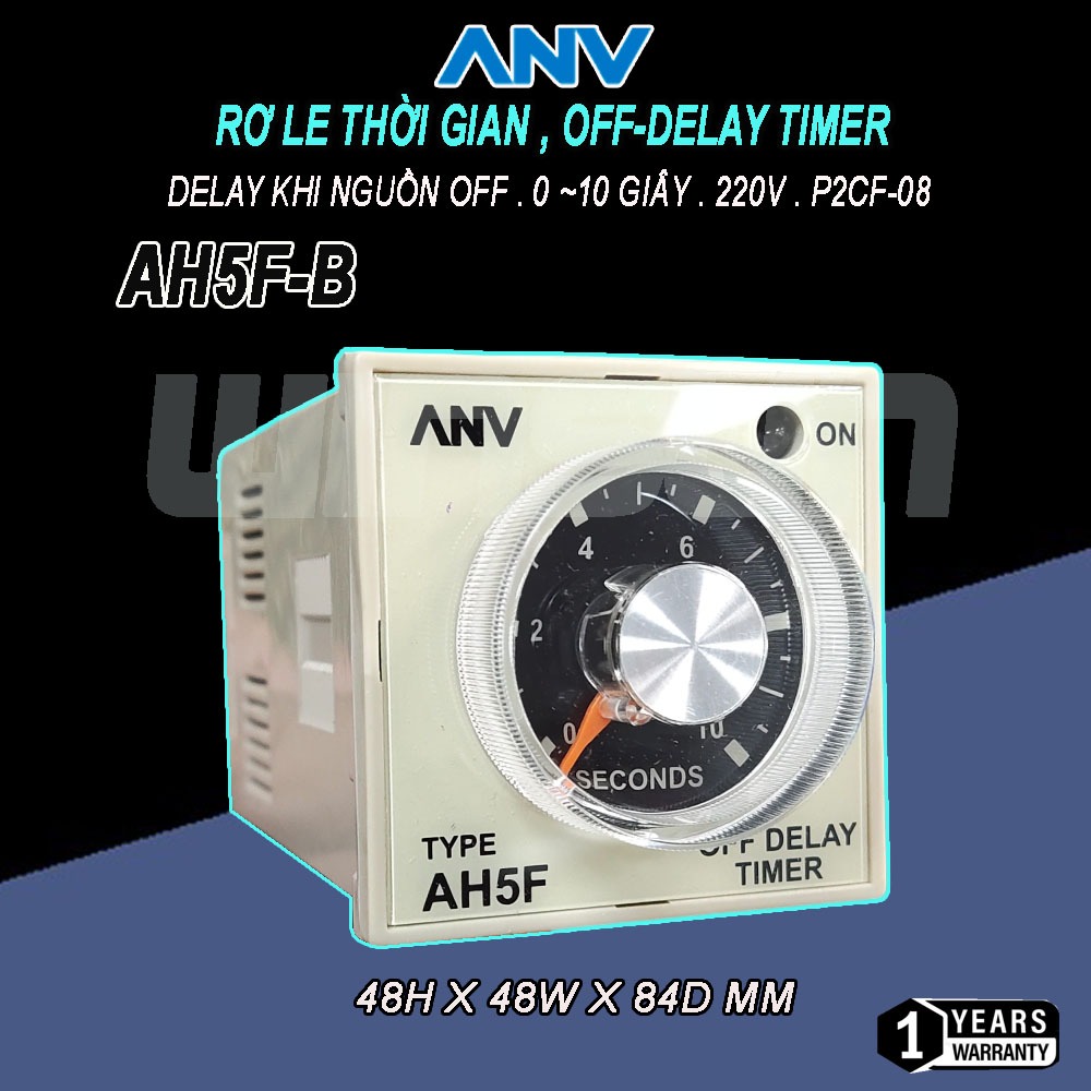 Timer ANV Off-Delay AH5F-B 220VAC | Shopee Việt Nam