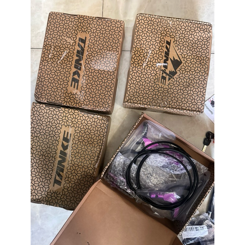 bộ phanh dầu Tanke full hộp kèm đĩa | Shopee Việt Nam