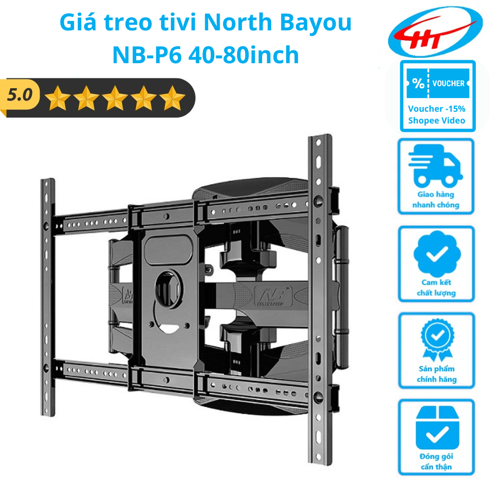 North Bayou NB P6 | Khung treo tivi 40" - 80" inch - xoay nhập khẩu ...
