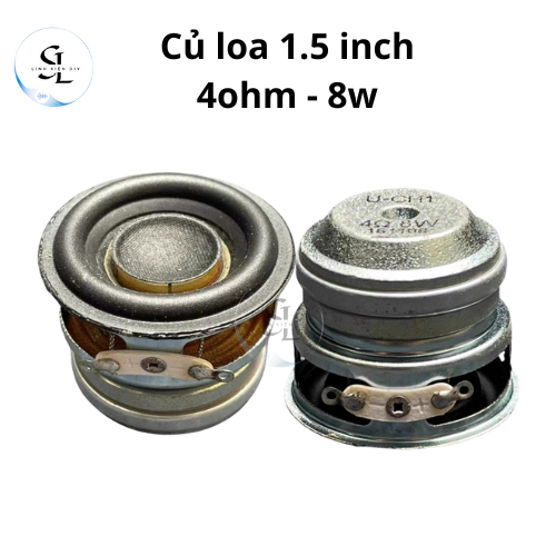 Củ loa toàn dải 1.5 inch 4ohm - 8w, từ to âm cực chất - SL linh kiện DIY | Shopee Việt Nam