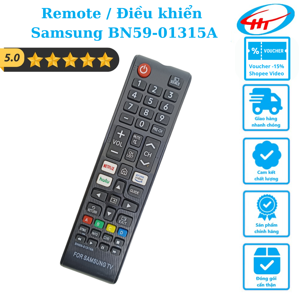 Remote / Điều khiển Samsung BN59-01315A (loại thường) - Hàng chính hãng ...