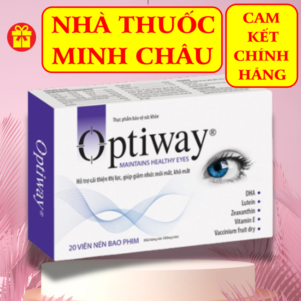 OPTIWAY Chính Hãng Viên Uống Sáng Mắt, Giảm Khô Và Nhức Mỏi Mắt, Bổ ...