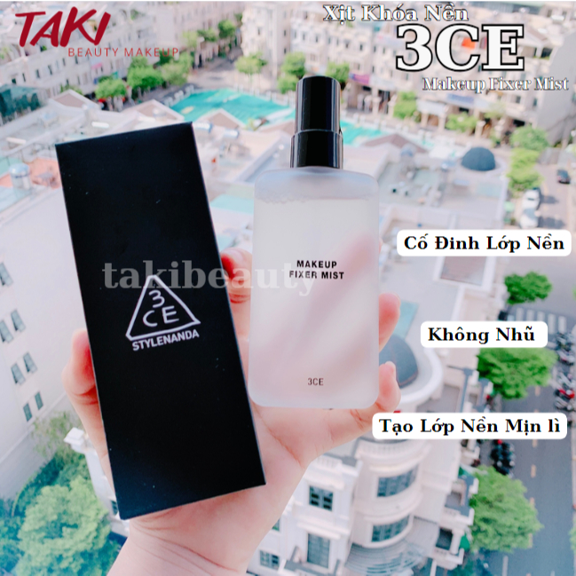 Xịt Khóa Nền 3ce Shimmer Makeup Fixer Có Nhũ + Không Nhũ 95ml | Shopee Việt Nam