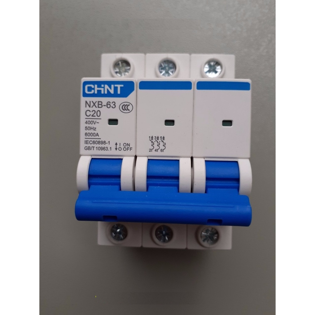 Aptomat CHINT MCB 3P 16 - 63A NXB C63 | Shopee Việt Nam