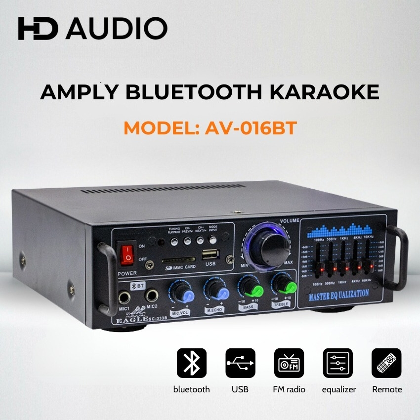 Amply mini hay - Nghe nhạc - Hát karaoke kết nối không dây bluetooh ...