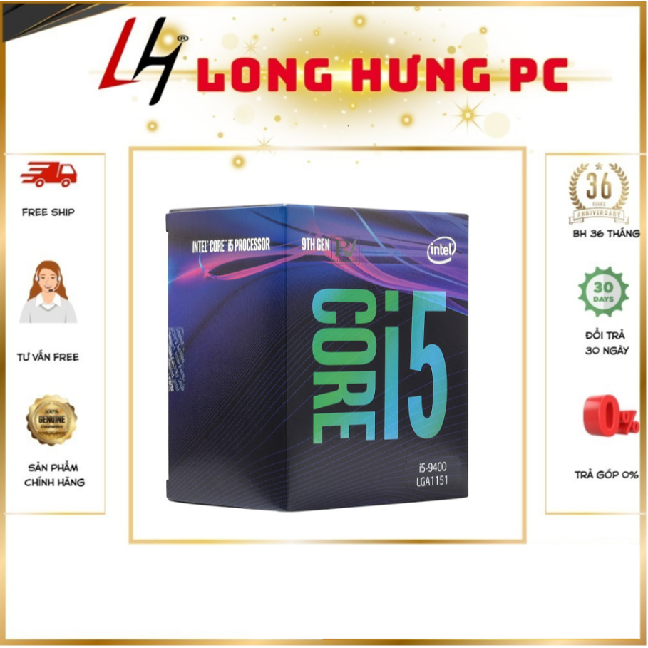 Chip intel Core i5 9400F, 9400, Core i5 8400 Cũ Bảo Hành 1 Tháng + Tặng Keo Tản Nhiệt | Shopee ...