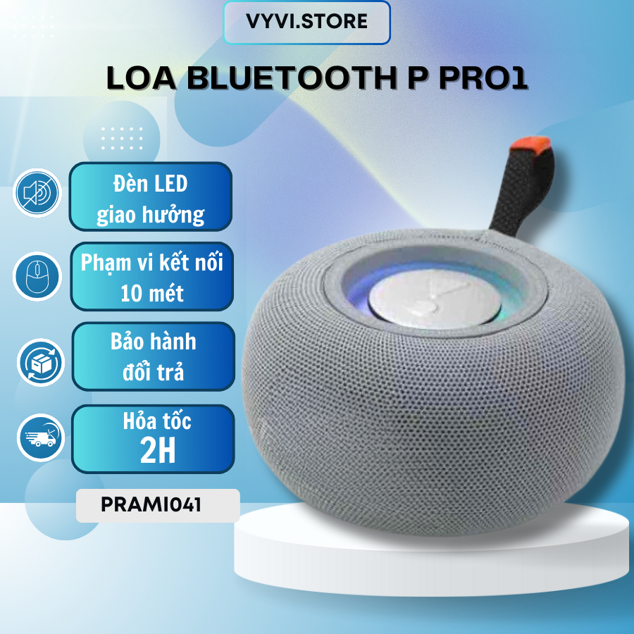 Loa Bluetooth P Pro 1 - Thiết Kế Nhỏ Gọn, Âm Thanh Sống Động và Bảo Vệ ...