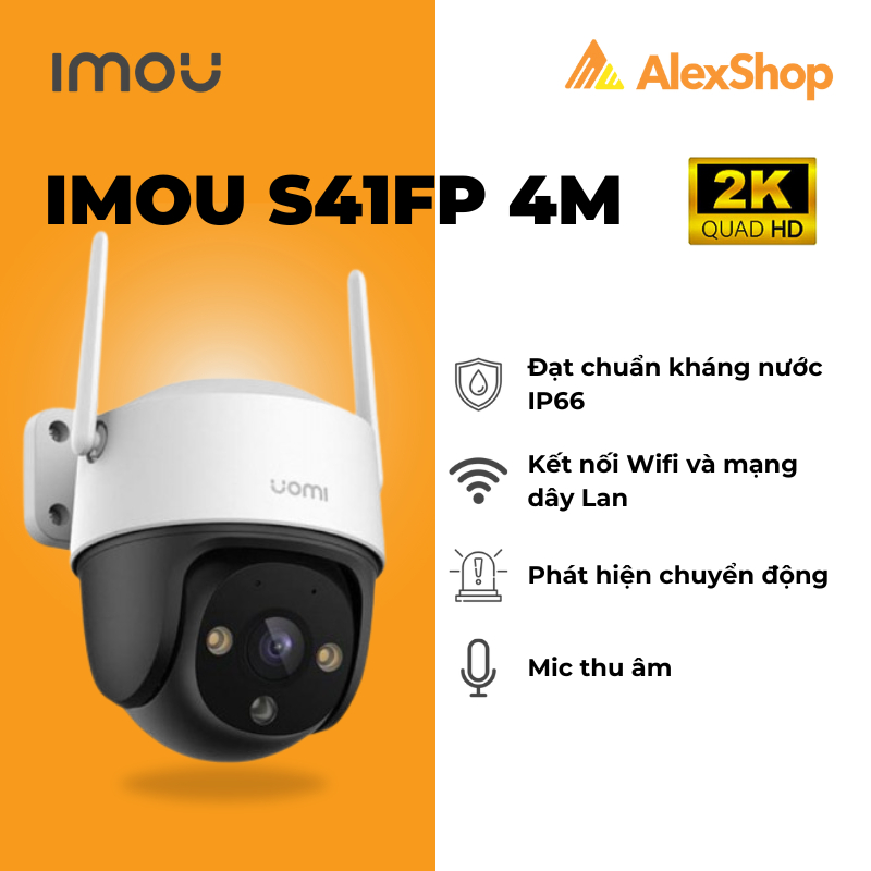 Camera Imou S41 / S21 4M 2M Ngoài trời, Xoay 360 Độ Camera Trong Nhà ...