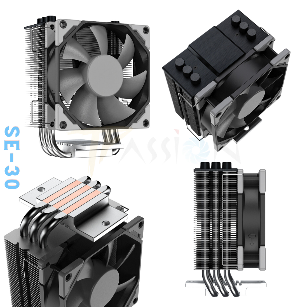 Tản nhiệt khí CPU ID-Cooling SE-35 / SE-30 PWM / LED RGB AUTO TRẮNG ...