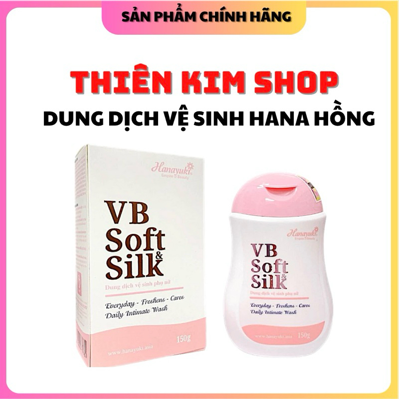Dung dịch vệ sinh Hanayuki màu hồng VB Soft Silk - ddvs Hanayuki Hana ...