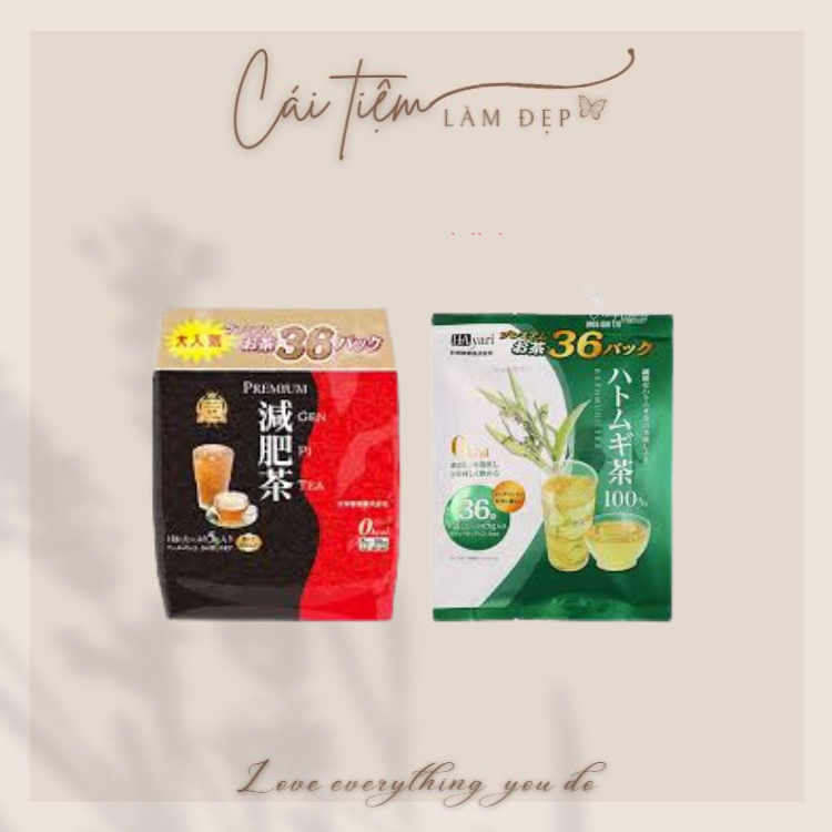 Trà Giảm Cân Hayari Hatomugi và Hayari Premium Genpi Tea Nhật Bản - 7 ...