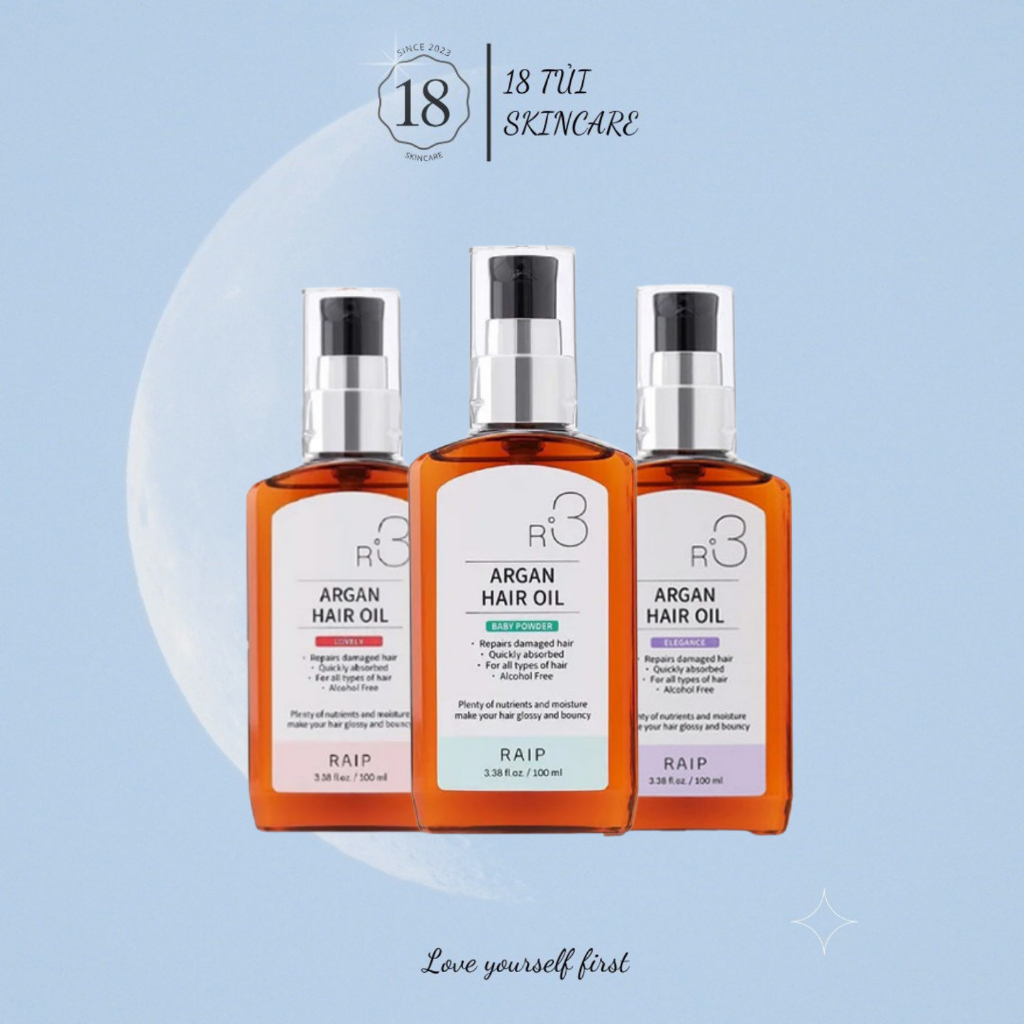 [Raip] R3 Argan Hair Oil - Tinh Dầu Dưỡng Tóc 100ml | Shopee Việt Nam