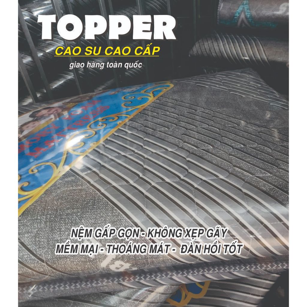 Nệm Topper cao su tổng hợp size lớn 2m x 2,2m | Shopee Việt Nam