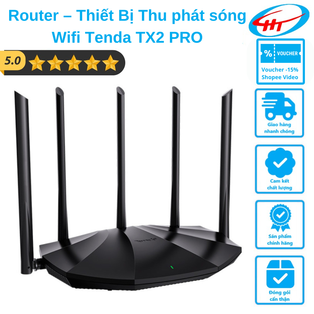 [TX2 PRO] Router – Thiết Bị Thu phát sóng Wifi Tenda TX2 PRO - Hàng ...